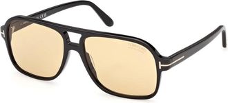 Tom Ford Lunettes de soleil Madison-02 - Homme - Accessoires - Noir - Taille: 60 MM