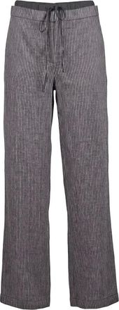 Alysi Femme, V&ecirc;tements de nuit et de d&eacute;tente, Gris, Taille: 36 FR Pantalon &agrave; rayures