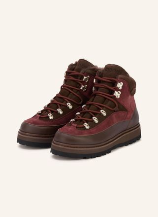 MONO Mono Schn&uuml;rboots Tag Cap braun