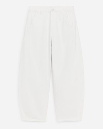 Arket Jeans Mit Barrel Legs -Wei&szlig;