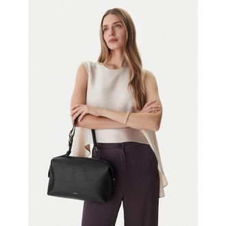 Furla Handtasche Furla Double M Boston WB01905 BX3036 KH O6000 Schwarz