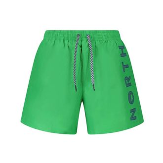 North Sails Gr&uuml;ne Baumwoll-Schwimmboxer mit Ocean-Print - - Swimwear - Herren - Gr&uuml;n - S