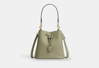 Coach Rowan Beuteltasche Aus Signature-Leder