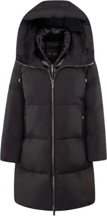 Moorer Femme, Manteaux, Noir, Taille: 44 FR Clelia-stp Jacket