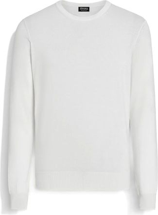 Ermenegildo Zegna Homme, Pulls, Blanc, Taille: 4XL Cashseta Light Knit