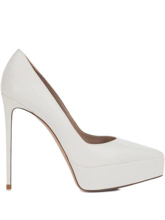 Le Silla Uma Pumps 120mm - Wei&szlig;