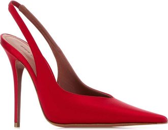 Amina Muaddi Red Scarpe Con Tacco High Heel Shoes