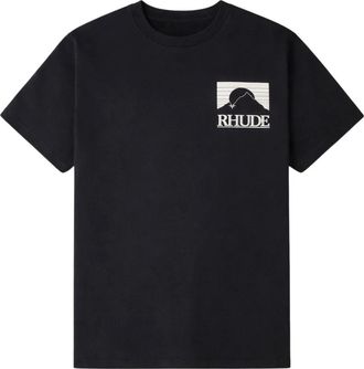 Rhude Homme, Tops, Noir, Taille: XL Moonlight Tee