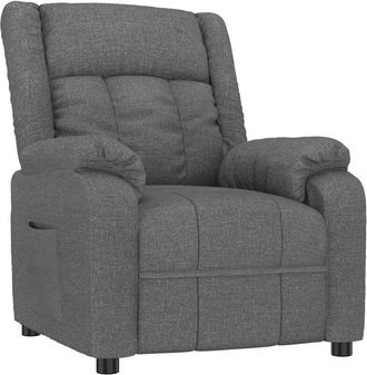 vidaXL Relaxsessel Dunkelgrau Stoff vidaXL
