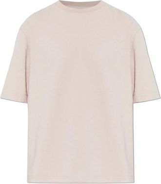 Golden Goose Femme, Tops, Rose, Taille: 40 FR Logo T-Shirt