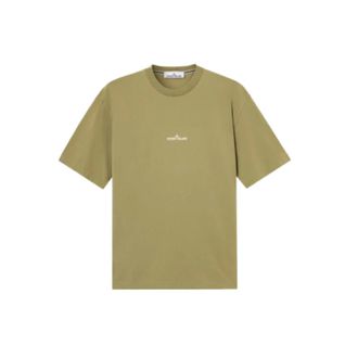 Stone Island Homme, Tops, Vert, Taille: XL T-shirt &agrave; manches courtes