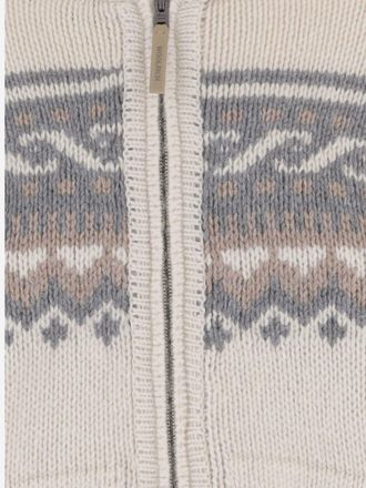 Woolrich Wool and Alpaca Jacquard Sweater - Beige