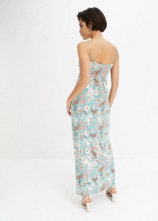 Bonprix Maxikleid sommerliches Maxikleid, mit modischem Print, lockere Passform