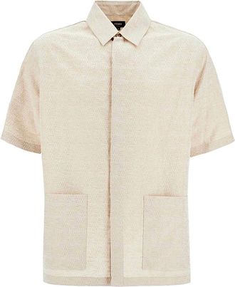 Fendi Herren, Shirts, Beige, 2XLGr&ouml;&szlig;e