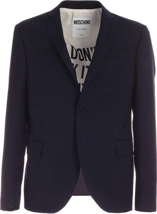 Moschino Eleganter Anzug - Blau