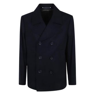 Paul Smith Pea Coat - Homme - Manteaux - Bleu - Taille: L