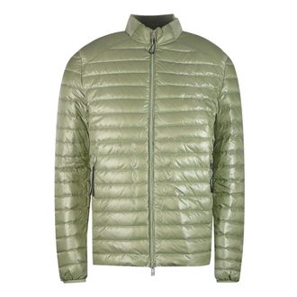 Belstaff Airframe Echo Green glänzende Daunenjacke