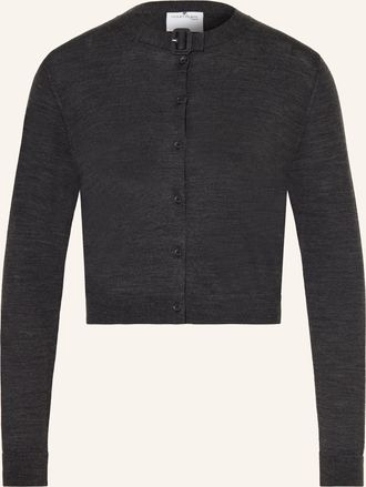 Courr&egrave;ges Strickjacke Aus Merinowolle schwarz