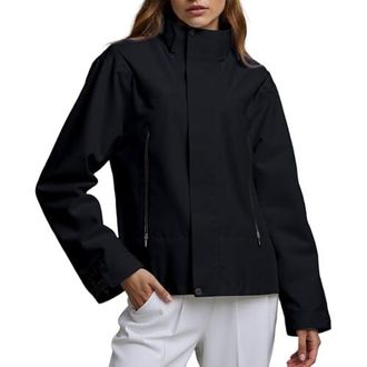Generic Veste Femme Chic Et Elegant Veste dext&eacute;rieur l&eacute;g&egrave;re et respirante pour femme coupe classique et polyvalente pour toutes vos activit&eacute;s quotidiennes et 