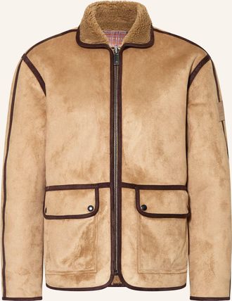 Scotch & Soda Kunstfell-Jacke Zum Wenden braun