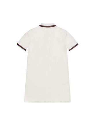 Gucci Boys Web Stripe Jersey Polo Dress For Girl Sunlight-Mix Cotton T-Shirts Sunlight/mix And Polos
