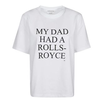 Victoria Beckham Femme, Tops, Blanc, Taille: 40 FR T-shirt Graphique Cool