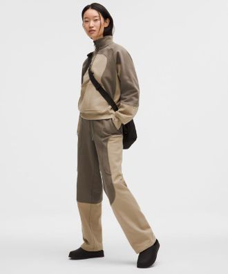 lululemon Pantalon droit taille mi-haute en molleton Collection SLNSH pour Femmes - Taille 2XS