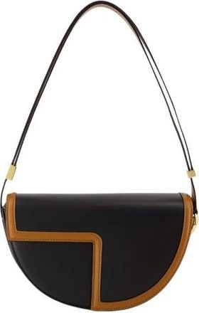 Patou Hobo Bags - Le Patou Bag Shoulder Bag - Leather - Black - Gr. unisize - in Schwarz - für Damen