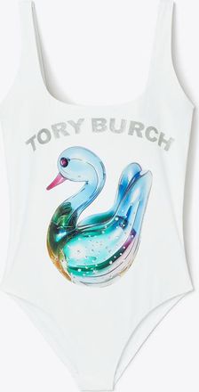 Tory Burch Damen Lucky Duck Badeanzug