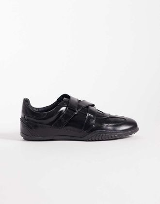 Bronx Tyl-aa baskets en cuir noires