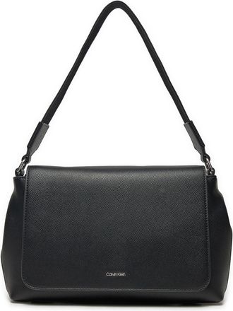 Calvin Klein Handtasche Calvin Klein Ck Must Top Handle Bag_Caviar K60K613085 Schwarz