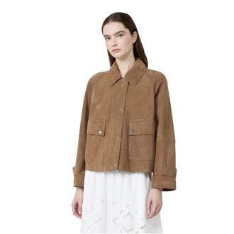Max Mara Leather Jackets - - Jackets - Damen - Beige - XS