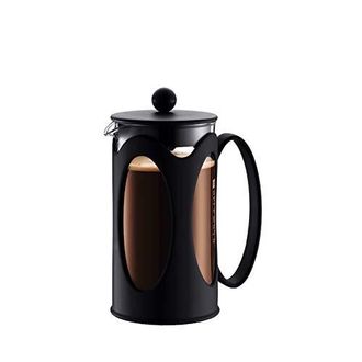 Bodum Kenya Cafeti&egrave;re &agrave; Piston - 350ml / 3 Tasses - Cafeti&egrave;re Manuelle en Verre Borosilicate et INOX - Passe au Lave-Vaisselle - Fabriqu&eacute;e au Portugal