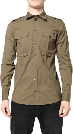 Dolce & Gabbana Herren, Shirts, Braun, SGr&ouml;&szlig;e
