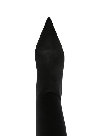 Dolce & Gabbana Stretch-Jersey Thigh-High Boot - Black
