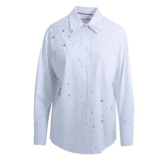 Relish Femme, Blouses et Chemises, Blanc, Taille: 38 FR Natalie-A1100 Shirt