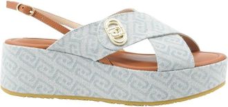 Liu Jo Femme, Chaussures, Bleu, Taille: 38 EU FLO 03 Sandal