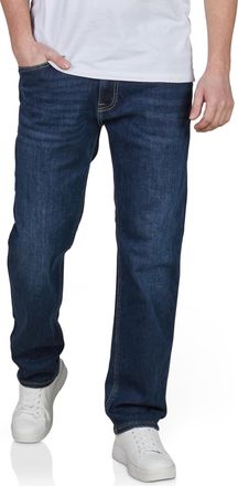 Jack & Jones Jeans Herren Stretch lang Straight Fit JJICLARK Jeanshose Hose Denim, Länge:30L, Farbe:Blue Denim (CB 142), Weite:30W