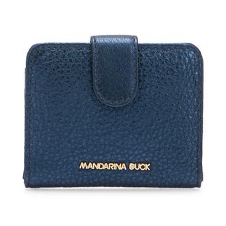 Mandarina Duck Damen Mellow Metal Wallet Reisezubeh&ouml;r-Brieftasche, Blue Indigo