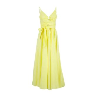Zimmermann Awaken Leinen Midikleid - - Dresses - Damen - Gelb - L