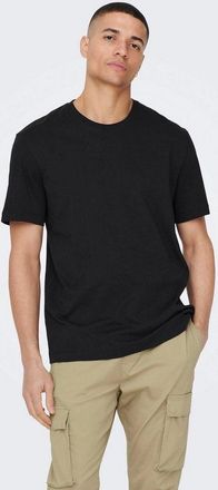 Only & Sons Rundhalsshirt ONSMAX LIFE REG SS STITCH TEE