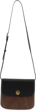 Etro Womens Essential Bag Black Cotton Shoulder