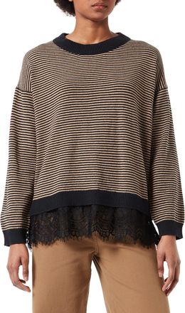 Daniel Hechter Damen Cozy Jumper Pullover, Schwarz (Black 990), (Herstellergröße: 38)
