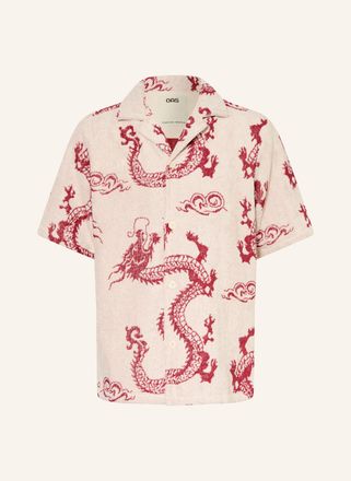 OAS Oas Resorthemd Nimbus Cuba Comfort Fit Aus Frottee rot