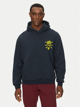 adidas Sweatshirt Q12 Street Burger JN5694 Dunkelblau Loose Fit