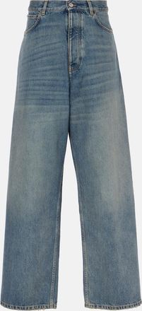 Balenciaga Mid-Rise Wide-Leg Jeans