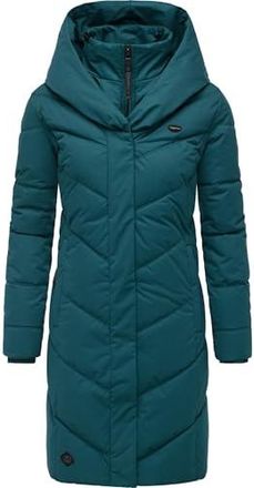 Ragwear Natalka Manteau dhiver chaud matelass&eacute; long imperm&eacute;able avec capuche pour femme XS &agrave; 6XL, M