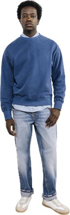 Mustang Jeans Herren Style Denver Straight Jeans, Mittelblau 413, 33W x 32L