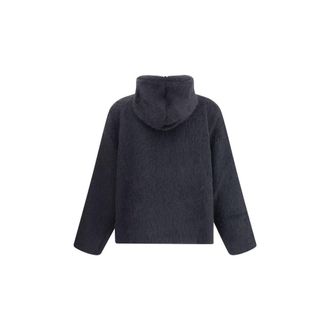 Our Legacy Mens Black Wool Sweatshirt Clothing