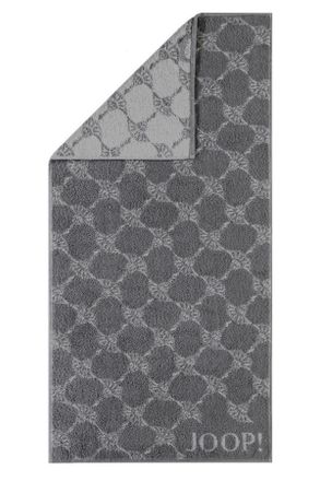 Joop Saunatuch Cornflower, Anthrazit, Textil, Floral, 80x200 cm, Textiles Vertrauen - Oeko-Tex, Made in Germany, Oeko-Tex Standard 100, saugf&auml;hig, Aufh&auml;nge